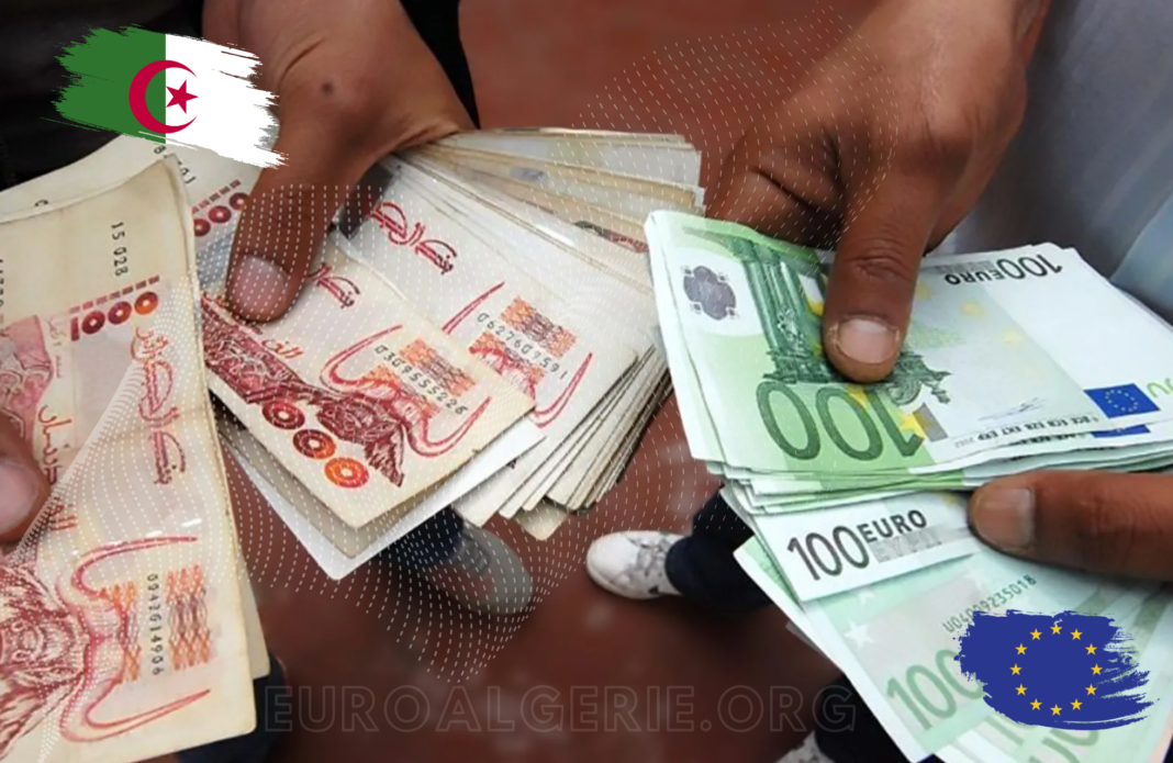 Change Euro-Dinar - EUR / DZD - sur le marché noir en Algérie - Euro ...